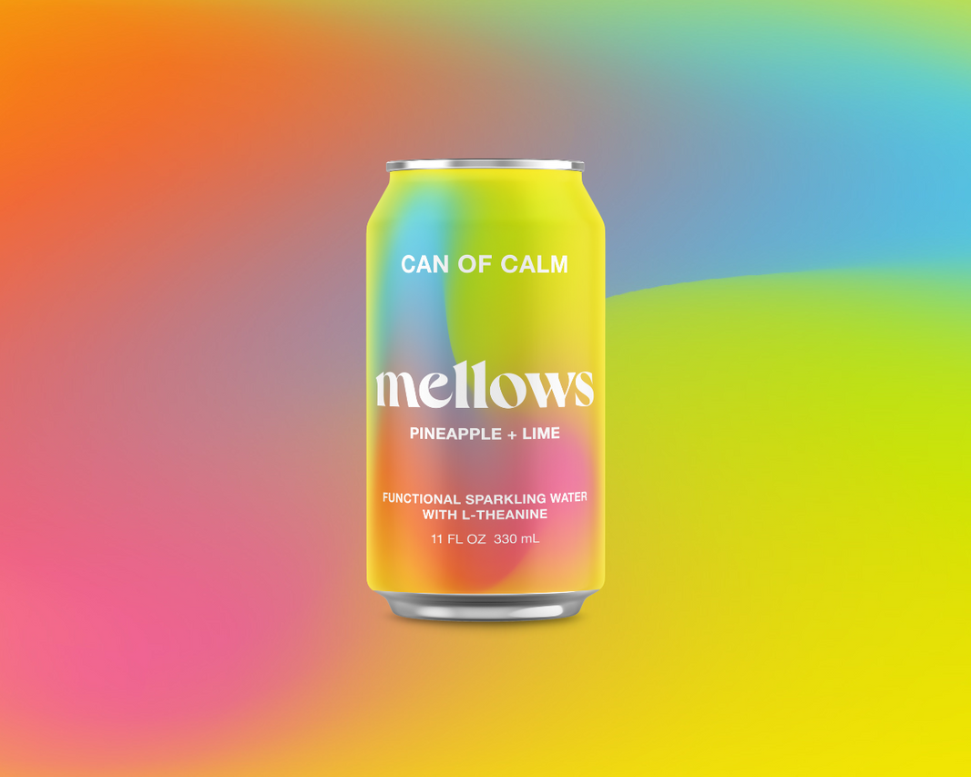 Mellows - Functional Sparkling Water - Can Of Calm
